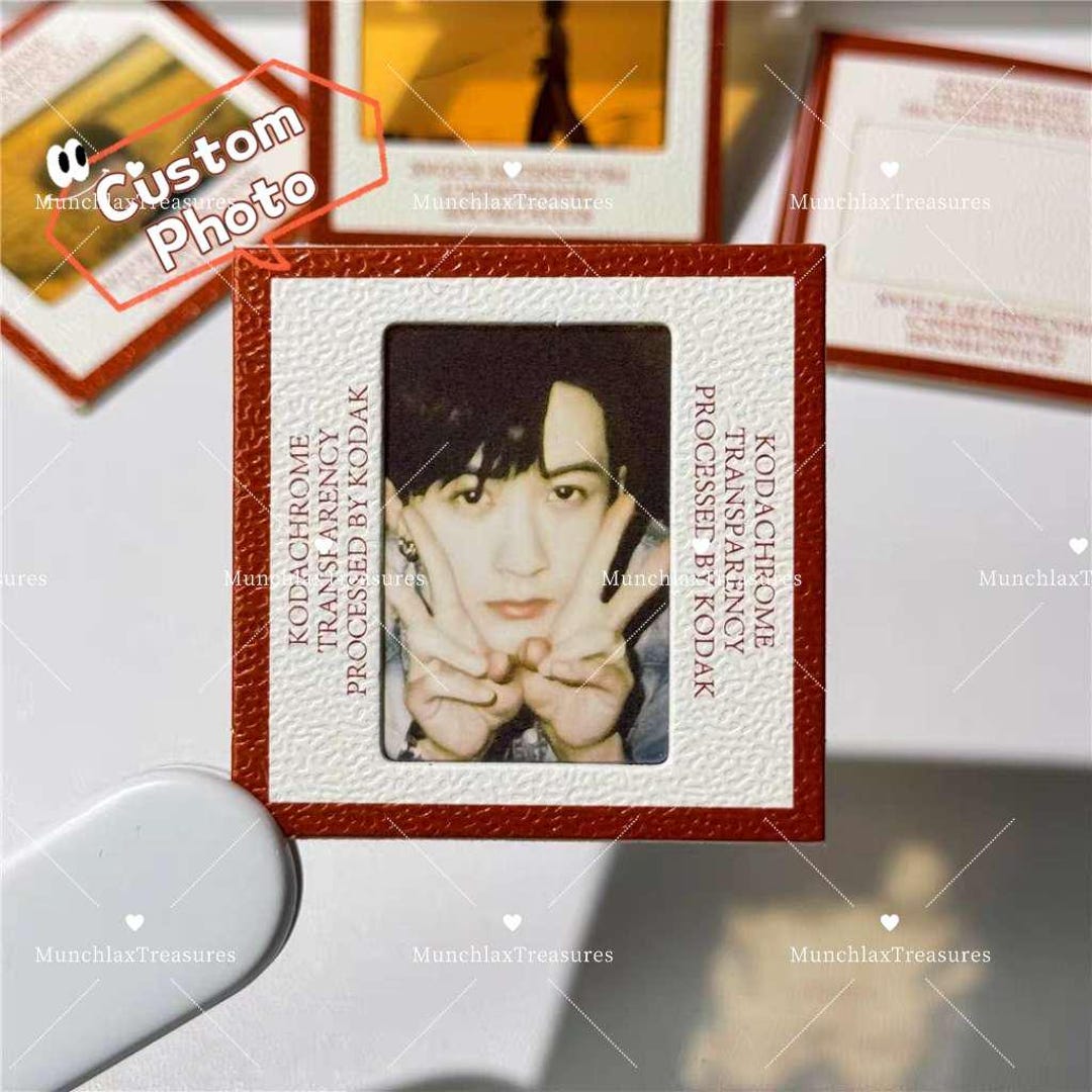 Red Kodachrome Design – Custom Transparent Slideshow Photo in Frame ...