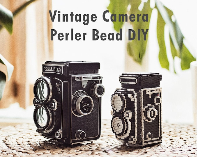 Set of 6 Cameras | 3D Perler Bead Pattern Tutorial | Vintage Camera ...