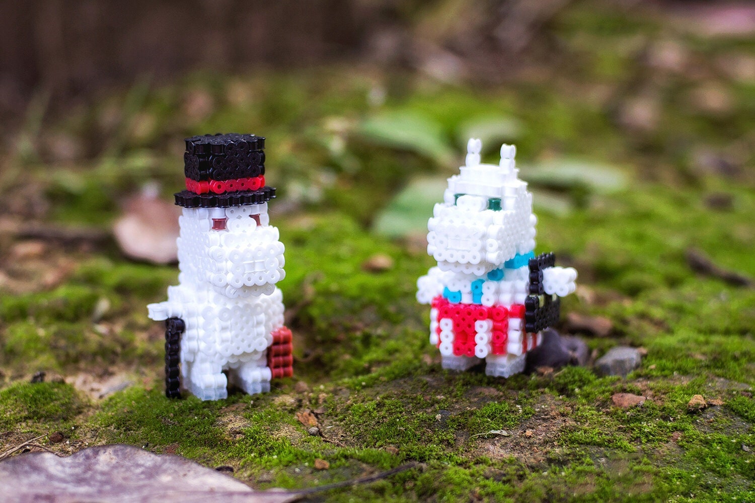 Moomin Hippo Family Set 3D Perler Bead Pattern Digital Tutorial - Etsy
