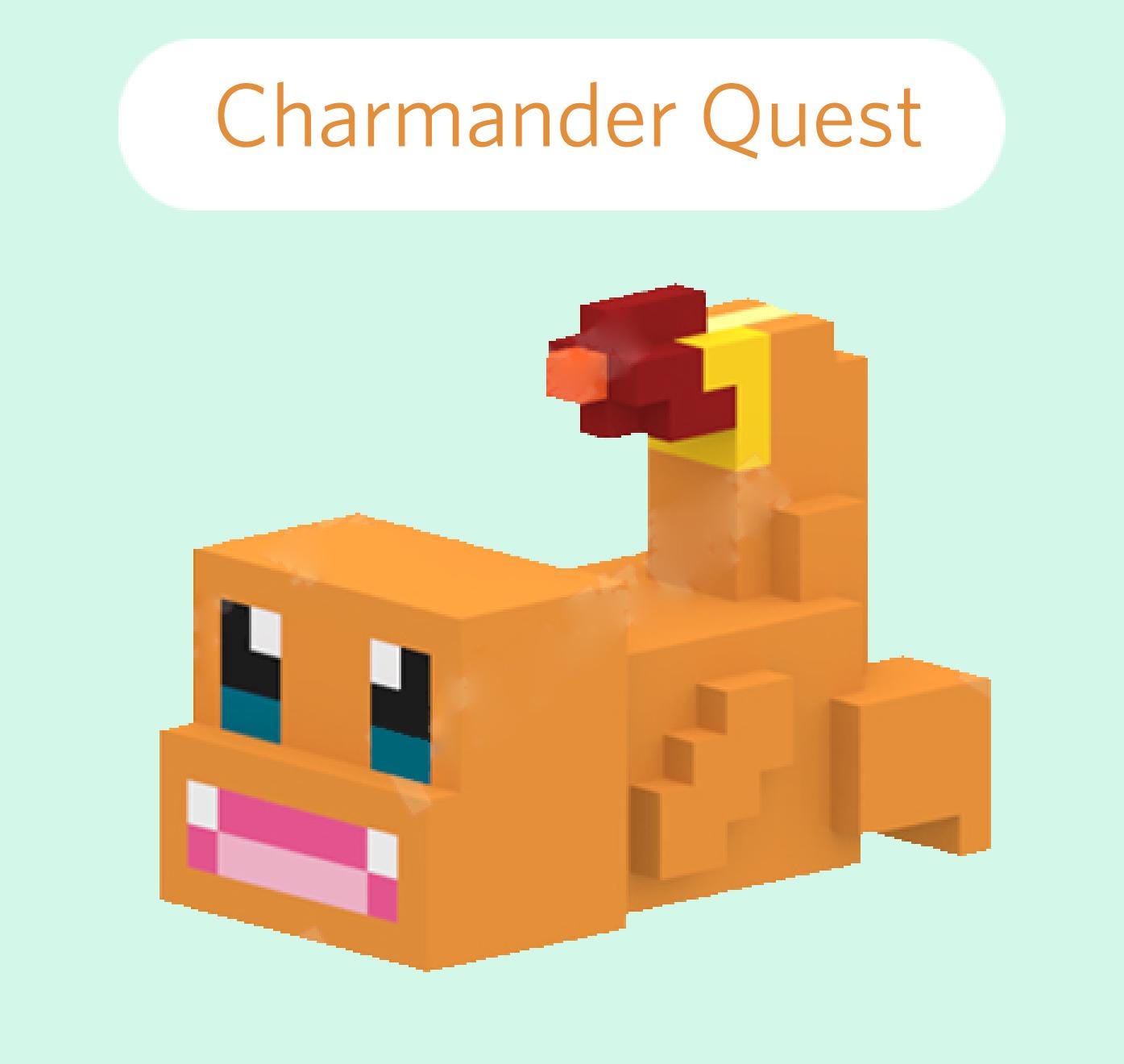 Instant Download - Charmander Pokemon Quest 3D Perler Bead Pattern ...