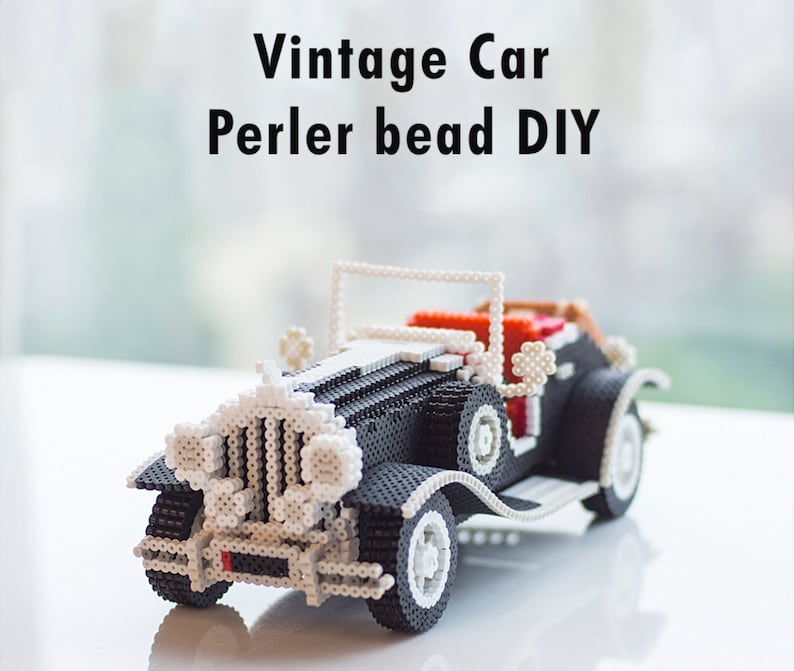 Instant Download - Vintage Car 3D Perler Bead Pattern Digital Tutorial ...