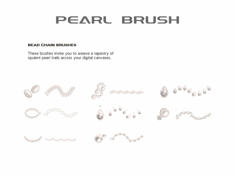 Pearl Brush Set,gemstone Brush,diamond Brush,procreate Brushes,ipad ...