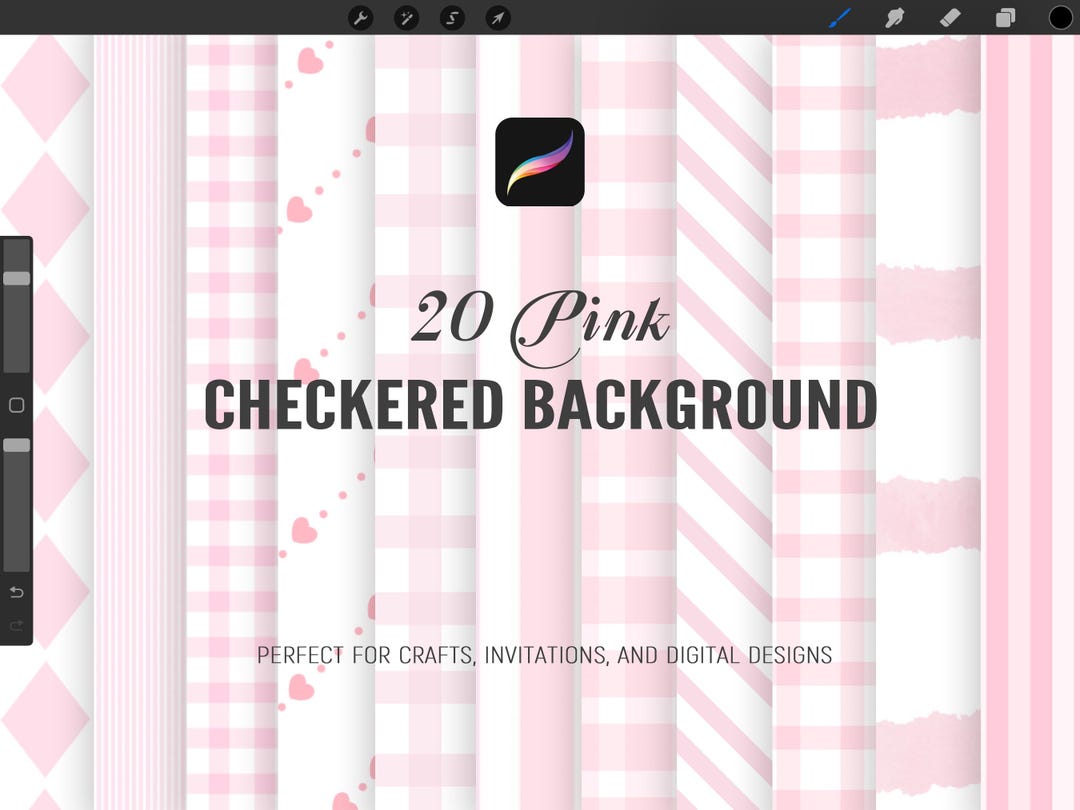 20 Digital Papers,digital Background, Pink Checkered Paper Textures ...