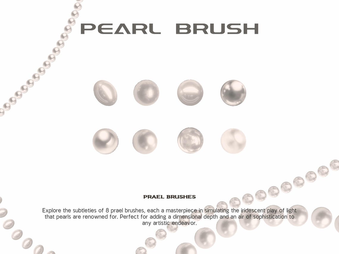 Pearl Brush Set,gemstone Brush,diamond Brush,procreate Brushes,ipad ...