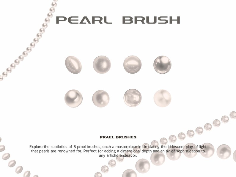 Pearl Brush Set,gemstone Brush,diamond Brush,procreate Brushes,ipad ...