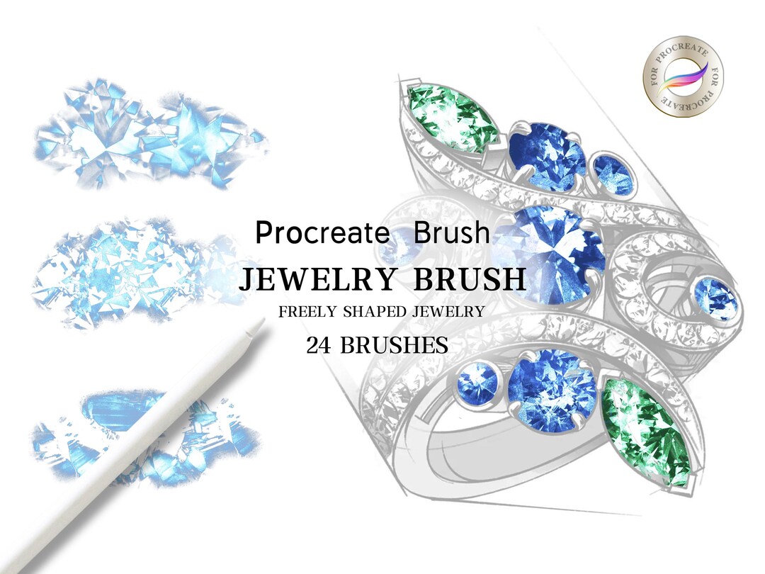 Procreate Jewelry,procreate Necklace Brush, Chain Brushes, Procreate ...