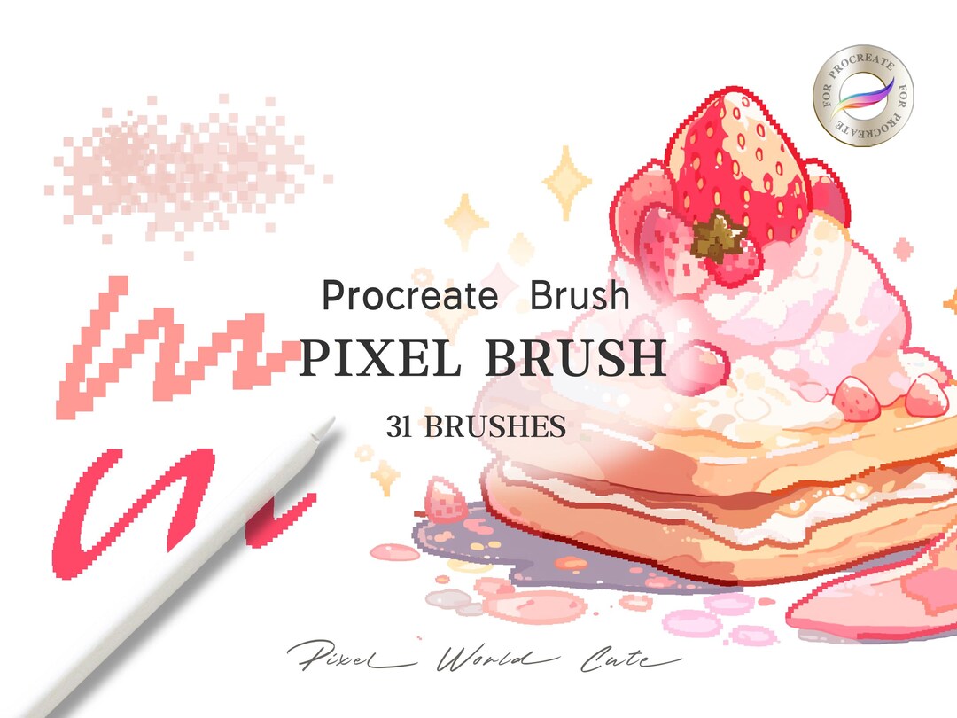 Procreate Pixel Brushes, iPad Brushes,game Design,pokemon,procreate ...
