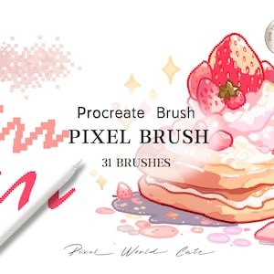 Procreate Pixel Brushes, iPad Brushes,game Design,pokemon,procreate ...
