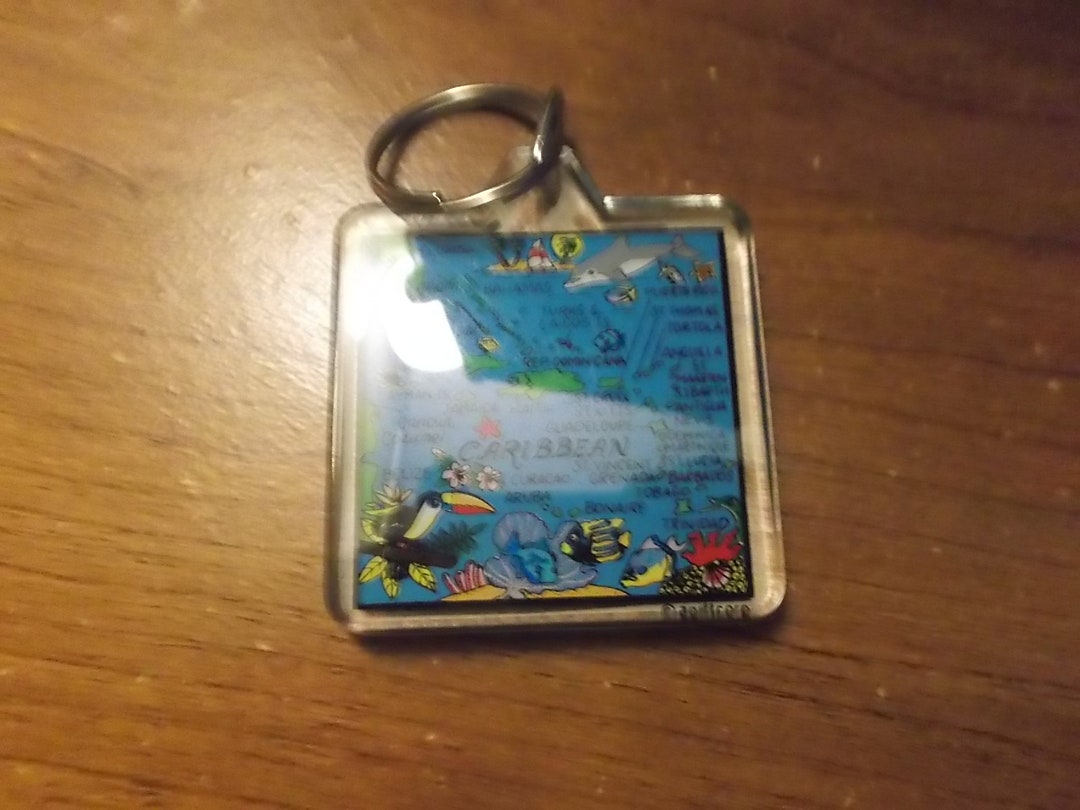 CARIBBEAN KEYCHAIN - Etsy