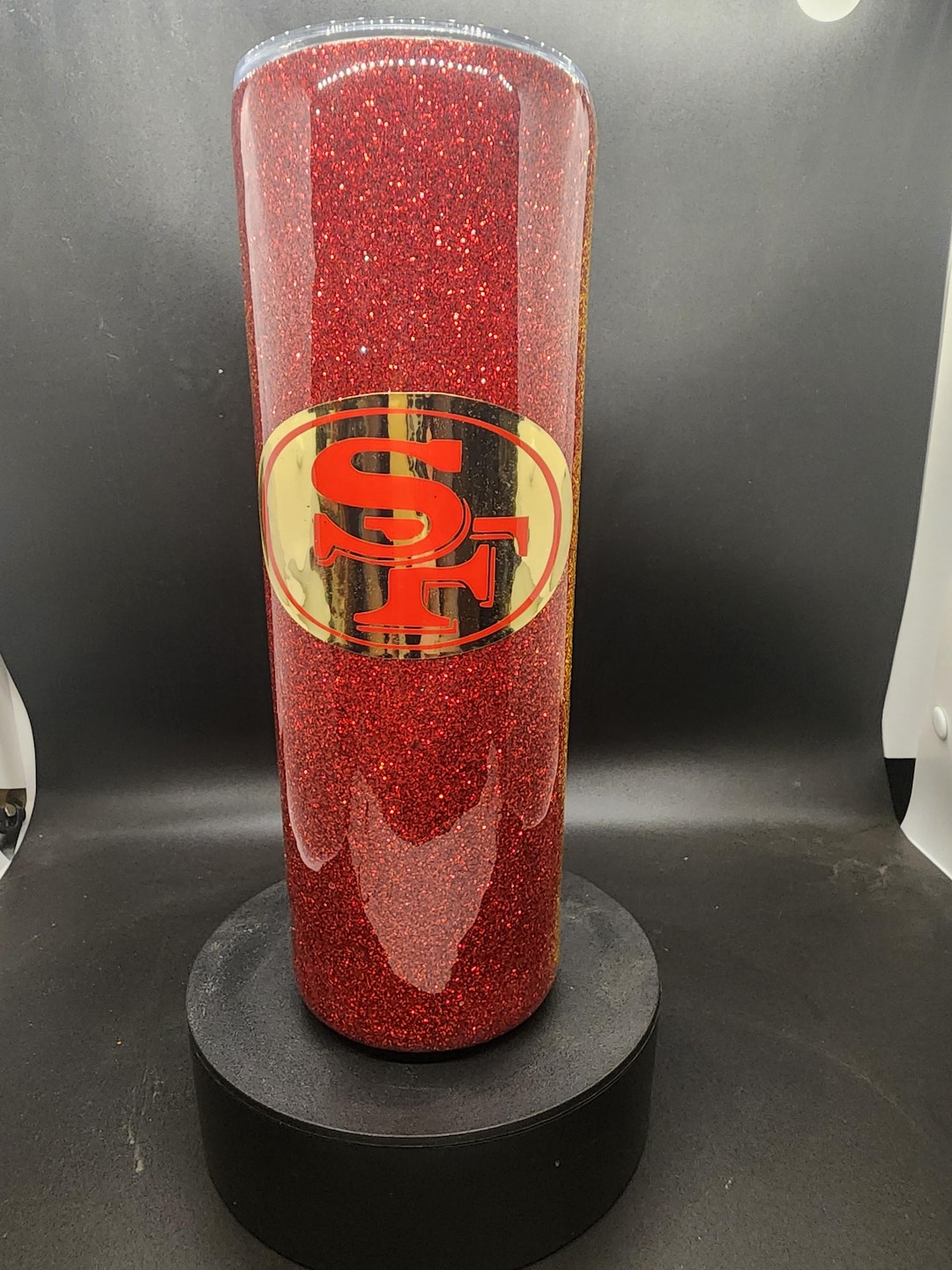 Red and Gold Glitter 49ers Cup (personalized) - Etsy