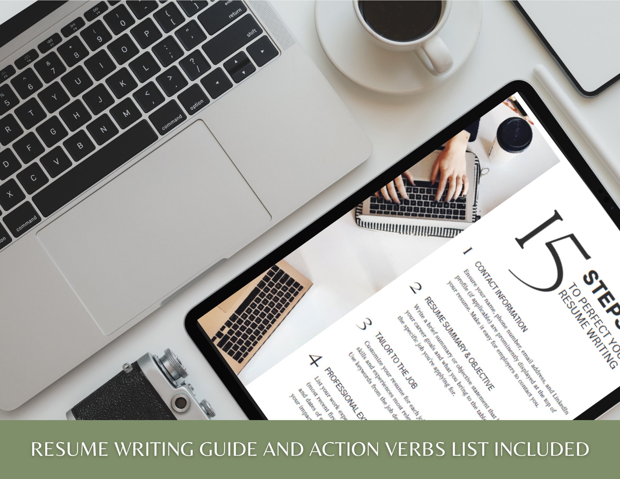 Student Resume Template for MS Word & Google Docs, Resume Guide, Modern ...