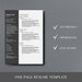 Executive Resume Template for MS Word & Google Docs, Resume Guide ...
