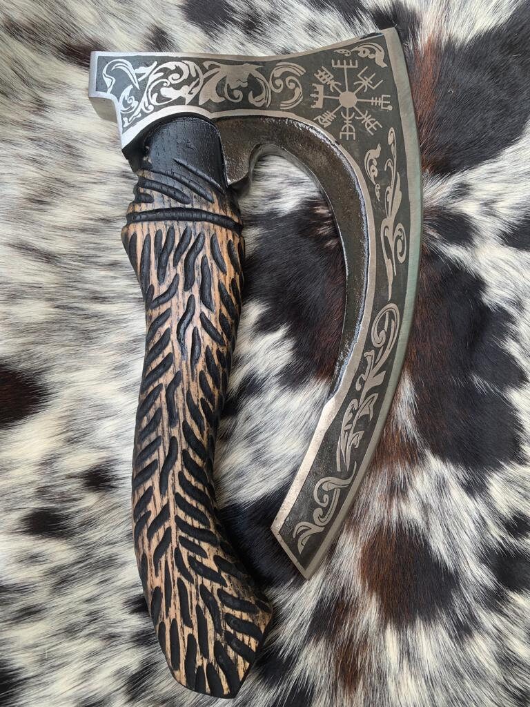 Beautiful Handmade Viking Pizza Cutter Axe - Etsy
