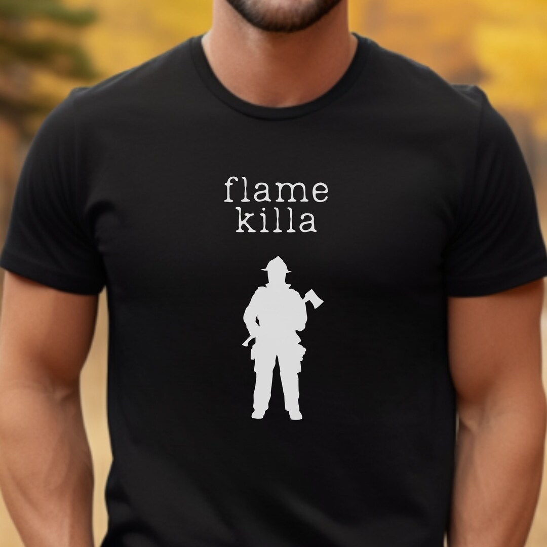 Firefighter Shirt, Fireman Tshirt, Firefighter Gift, Fire Department ...