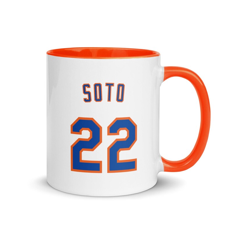 Juan Soto New York Mets 22 Jersey Number Name NYC Queens Baseball Vinyl ...