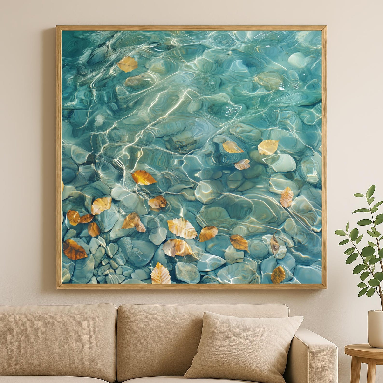 Breath of Stillness Wallpaper & Wall Art Bundle | Tranquil Floating ...