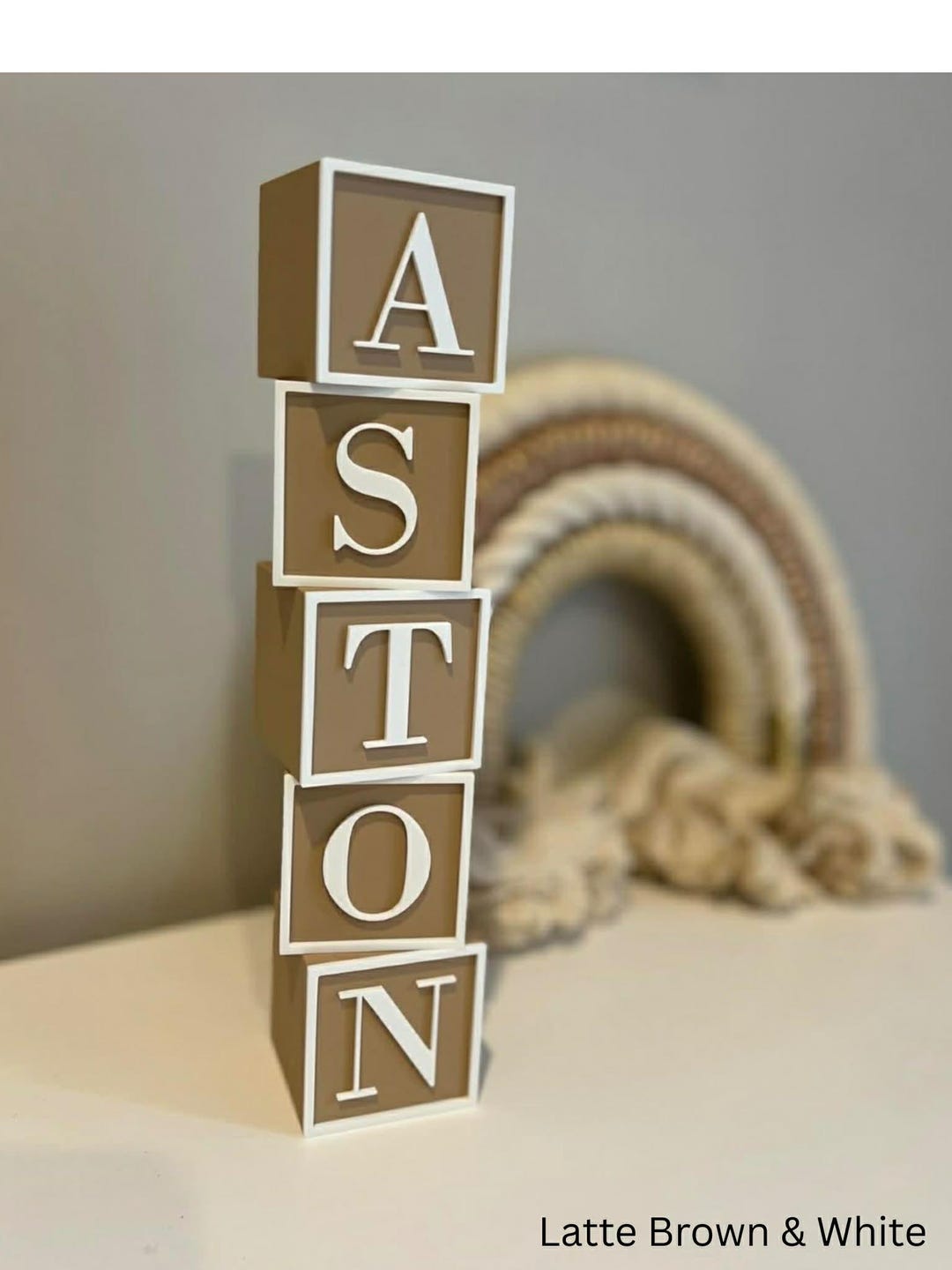 Custom 3D Printed Name Blocks – Nursery Decor, Baby Shower Gift - Etsy