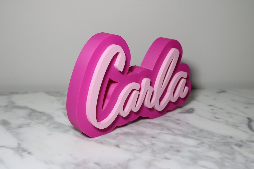 Name Plaque, 3D Name, Custom Name, Personalised Desk Sign, Desk Name ...