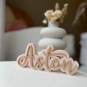 3D Printed Custom Name Plaque, Personalized Desk or Shelf Sign - Etsy