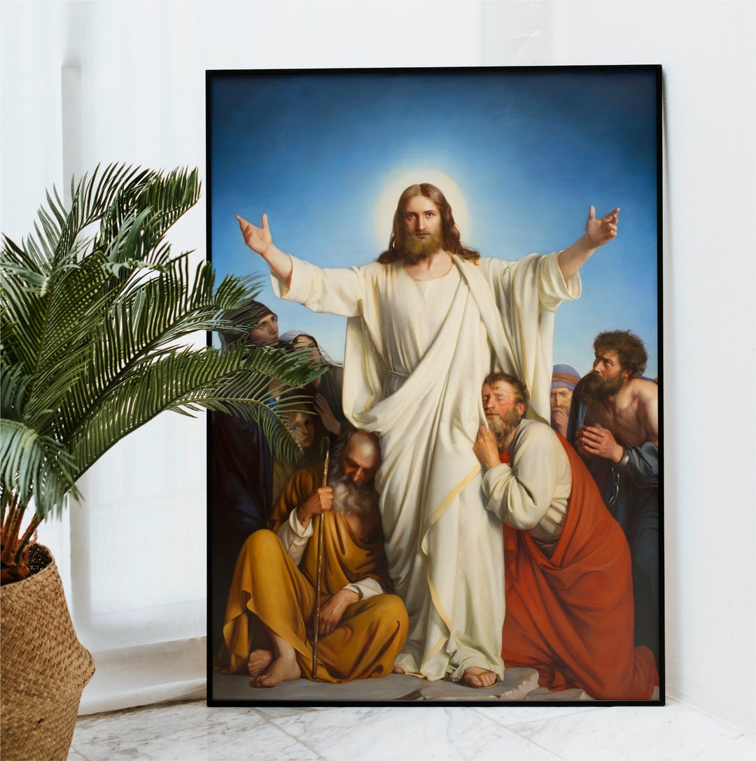 Christ the Consolator Poster: Vintage Religious Fine Art Print - Etsy