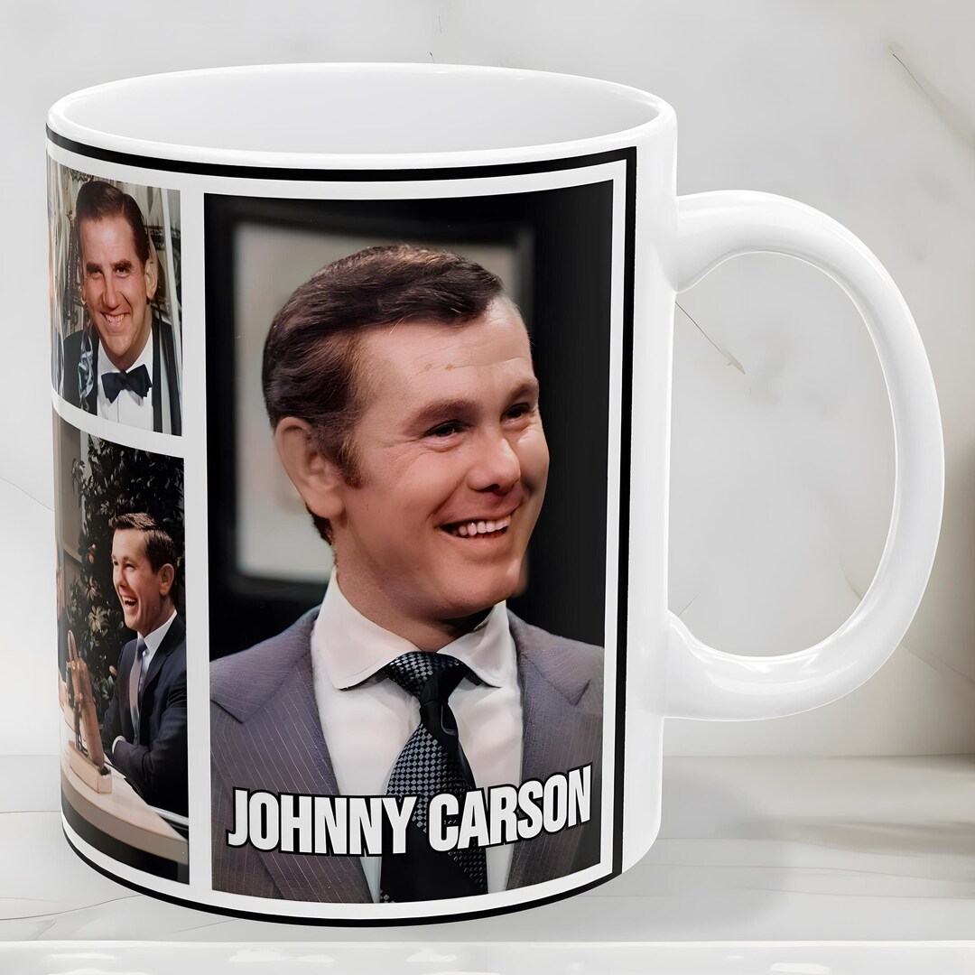 Johnny Carson Ceramic Coffee Mug: TV Icon Tribute Gift - Etsy