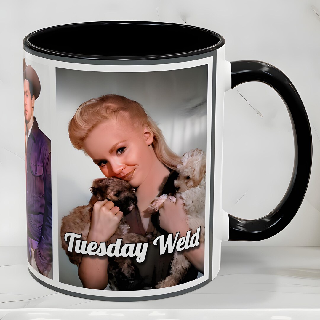 Tuesday Weld Mug: Vintage 1960s Film Star, Classic Hollywood Decor - Etsy