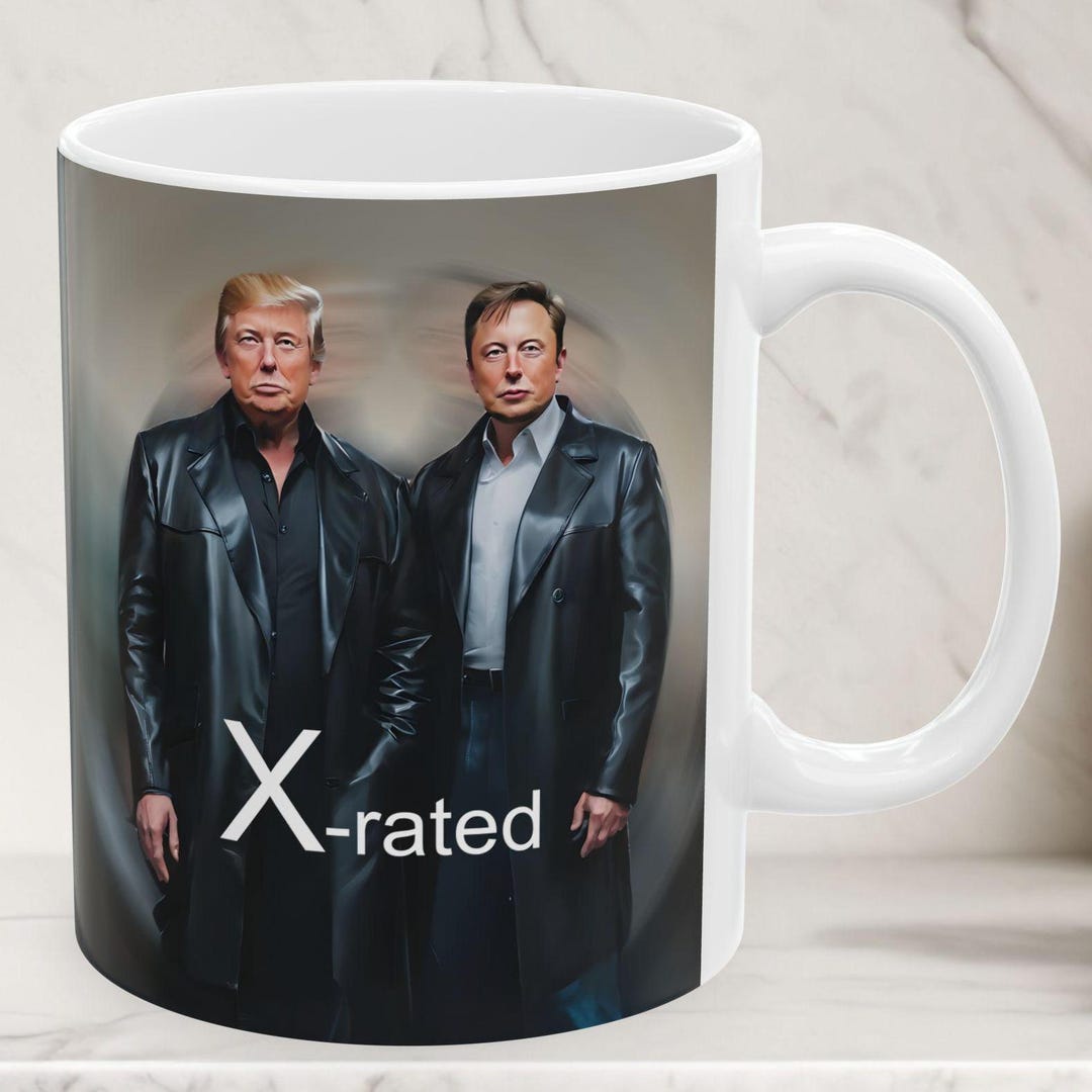 Donald Trump And Elon Musk Mug Maga 2024 Elections Politics Patriotic Campaigns 11 Oz Cup Etsy