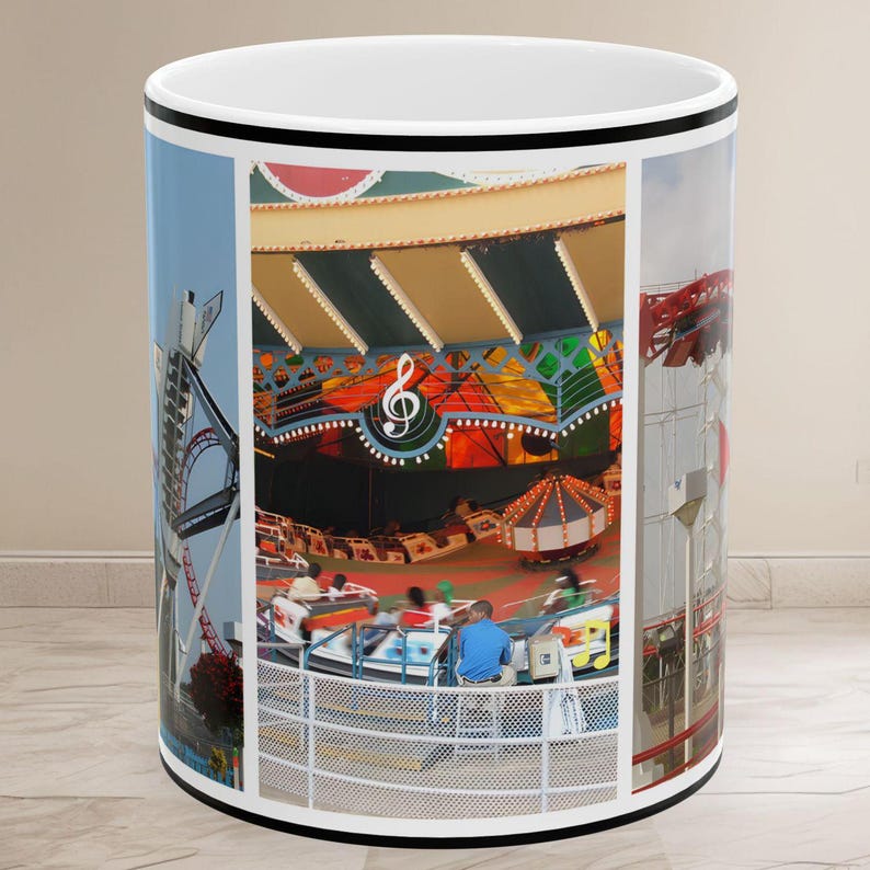 Six Flags Great Adventure Mug, Amusement Park Roller Coaster - Etsy