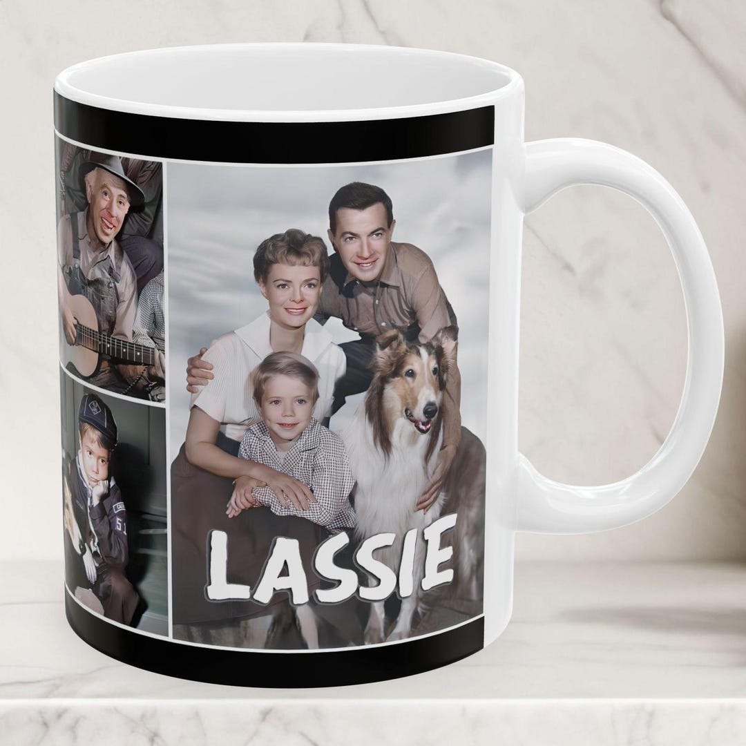 Lassie TV Series Ceramic Mug, June Lockhart, NEW 11 & 15 Oz Gift for ...