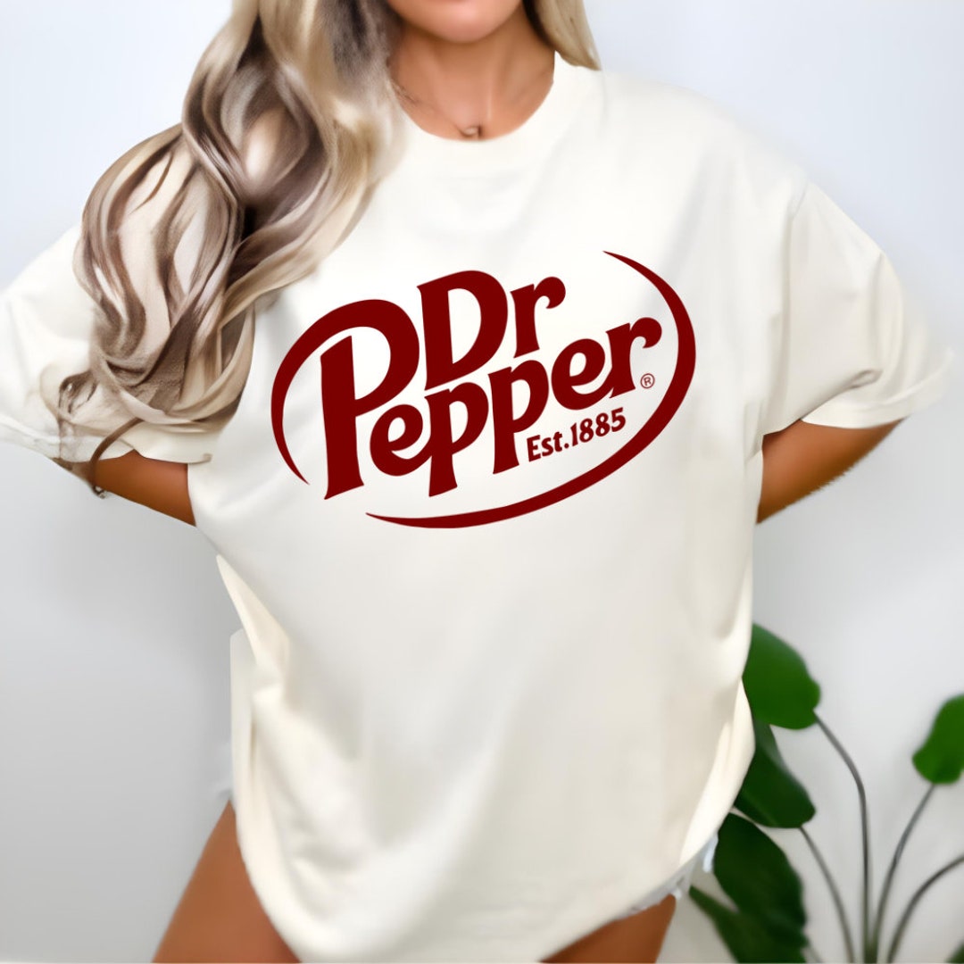 Classic Dr Pepper Logo Tshirt, Gift for Her Vintage-inspired Pullover ...