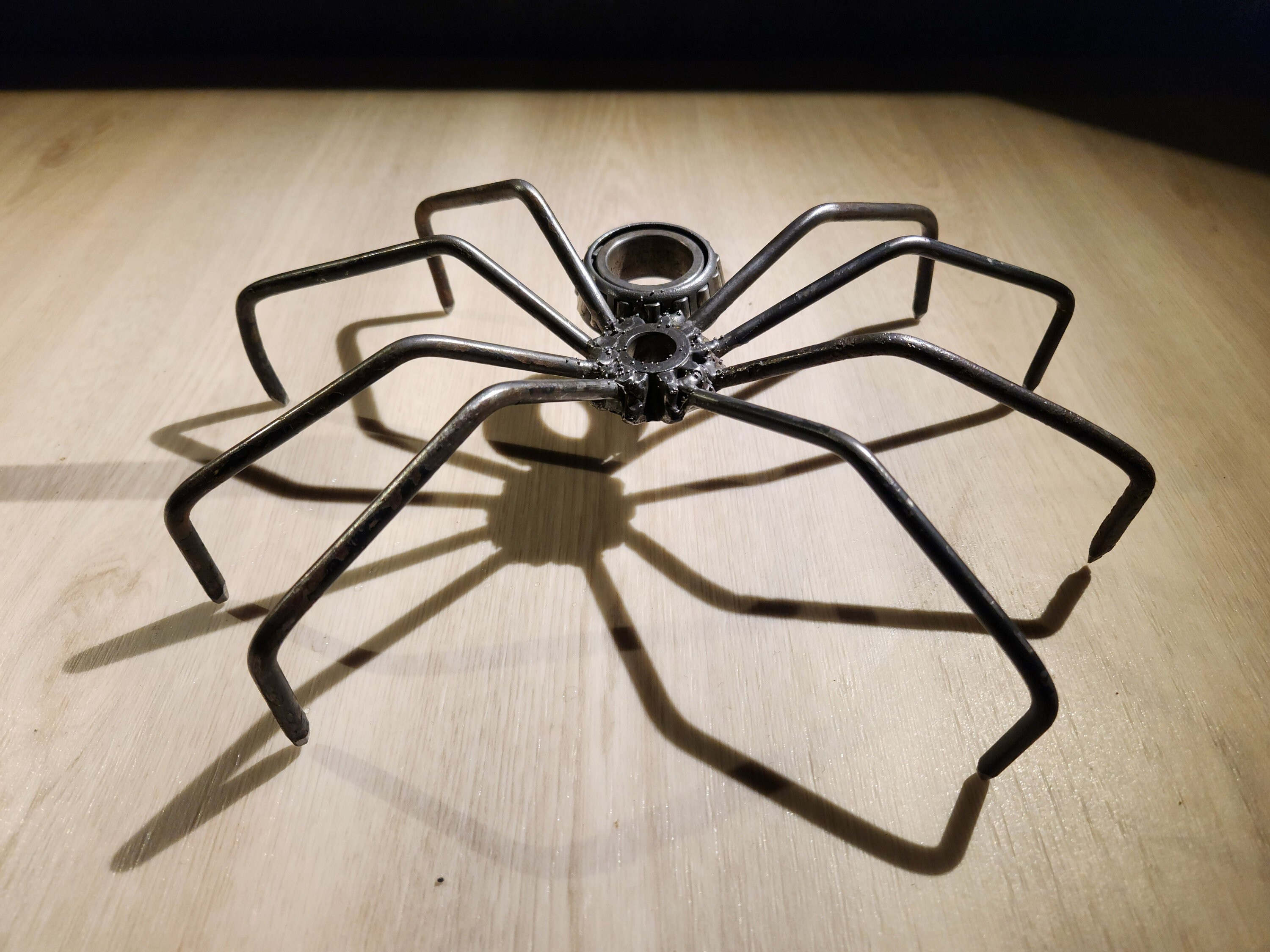 Scrap Metal Spider Sculpture - Etsy