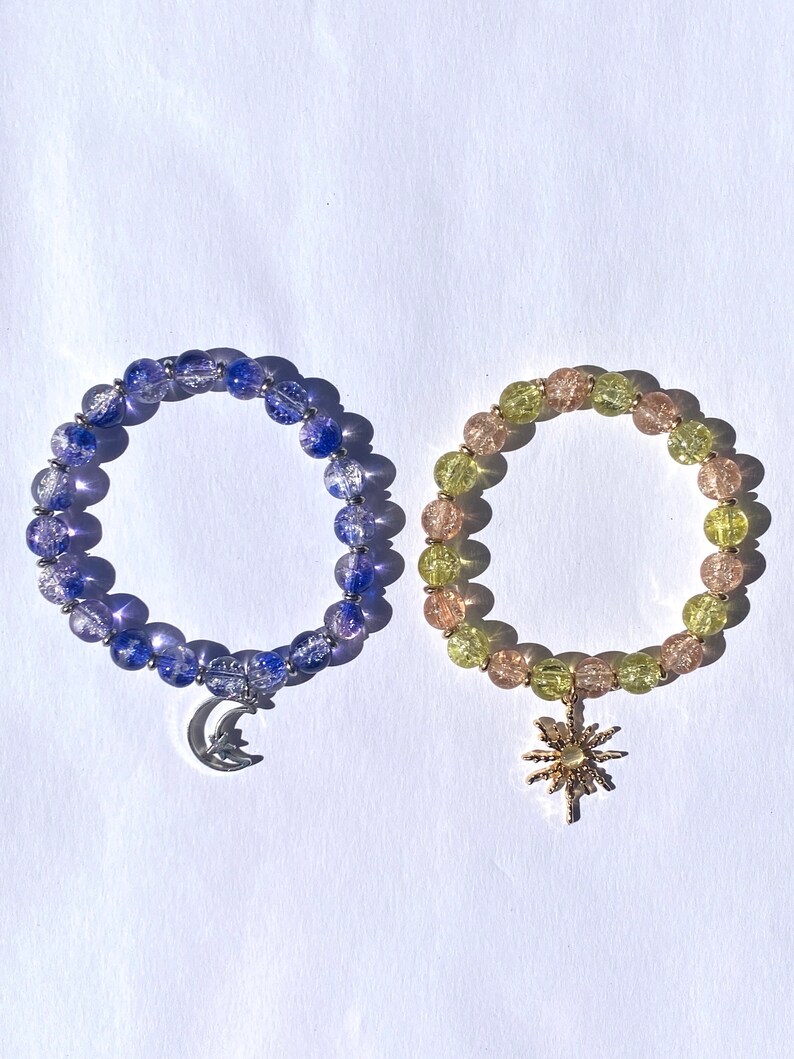 Sun and Moon Bracelets - Etsy