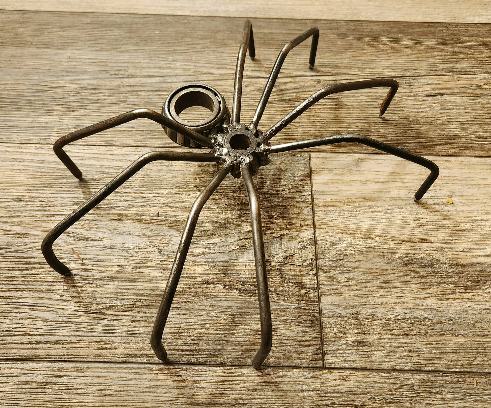 Scrap Metal Spider Sculpture - Etsy