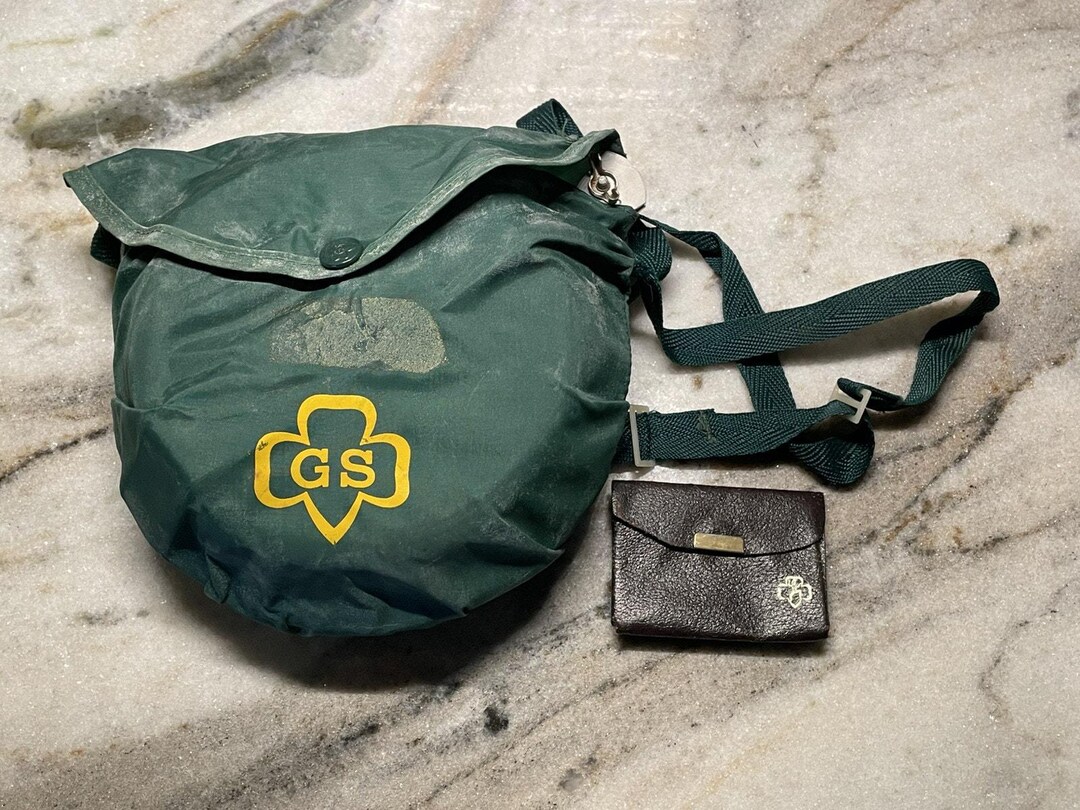 Vintage Official Girl Scout Mess Kit With Bag & Wallet Change Purse ...