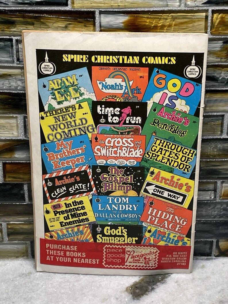 1973 Archies Clean Slate Comic Book Comics Al Hartley Christian Spire ...