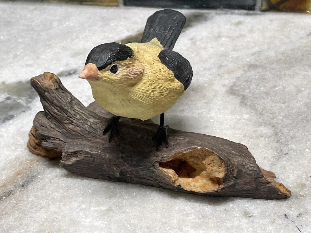 Vintage Artmark Original Ceramic Porcelain Yellow Bird Goldfinch ...