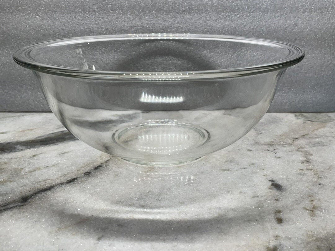 Vintage Pyrex 325 Clear Glass Mixing Bowl 9" 2.5L Corning USA - Etsy