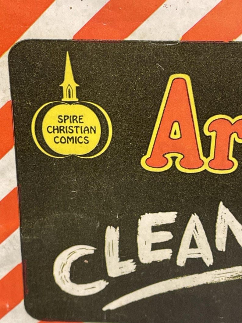 1973 Archies Clean Slate Comic Book Comics Al Hartley Christian Spire ...