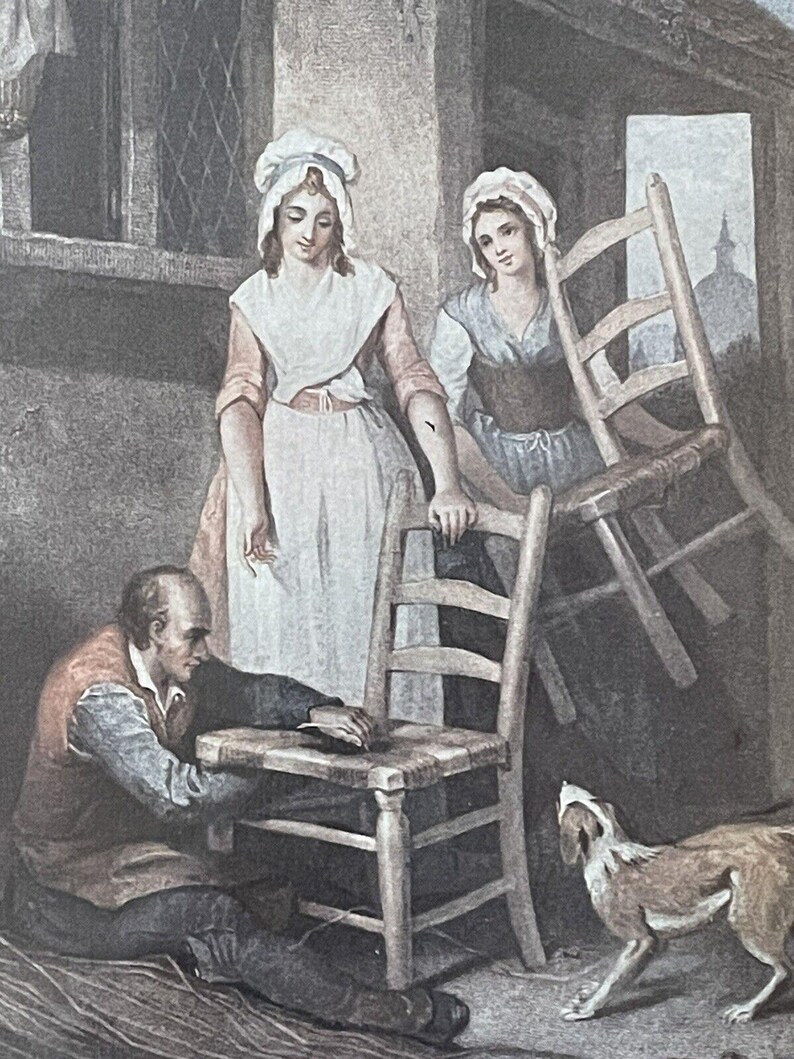 Francis Wheatley Cries of London Series Plate 10 Old Chairs TO Mend ...