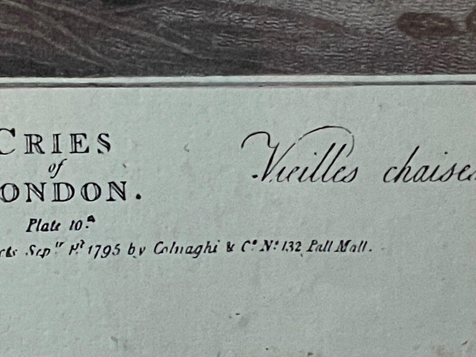 Francis Wheatley Cries of London Series Plate 10 Old Chairs TO Mend ...