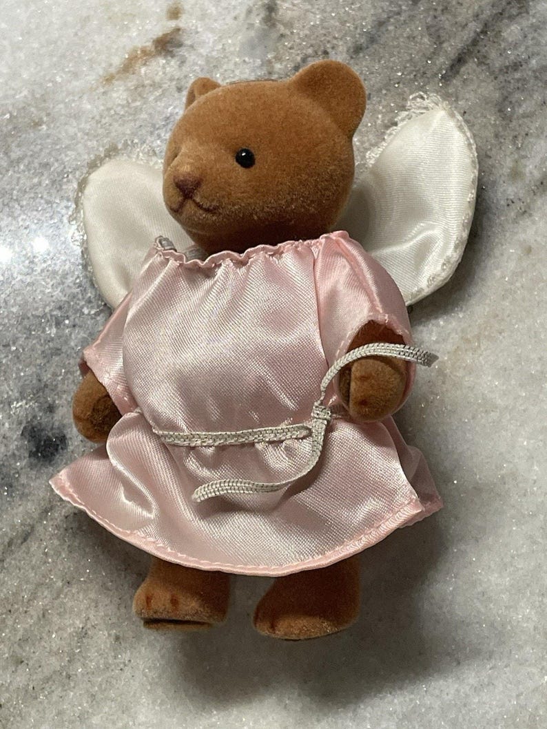 Vintage 1983 Mattel Emotions Bears by Sekiguchi Sweet Dreams Bear Angel ...