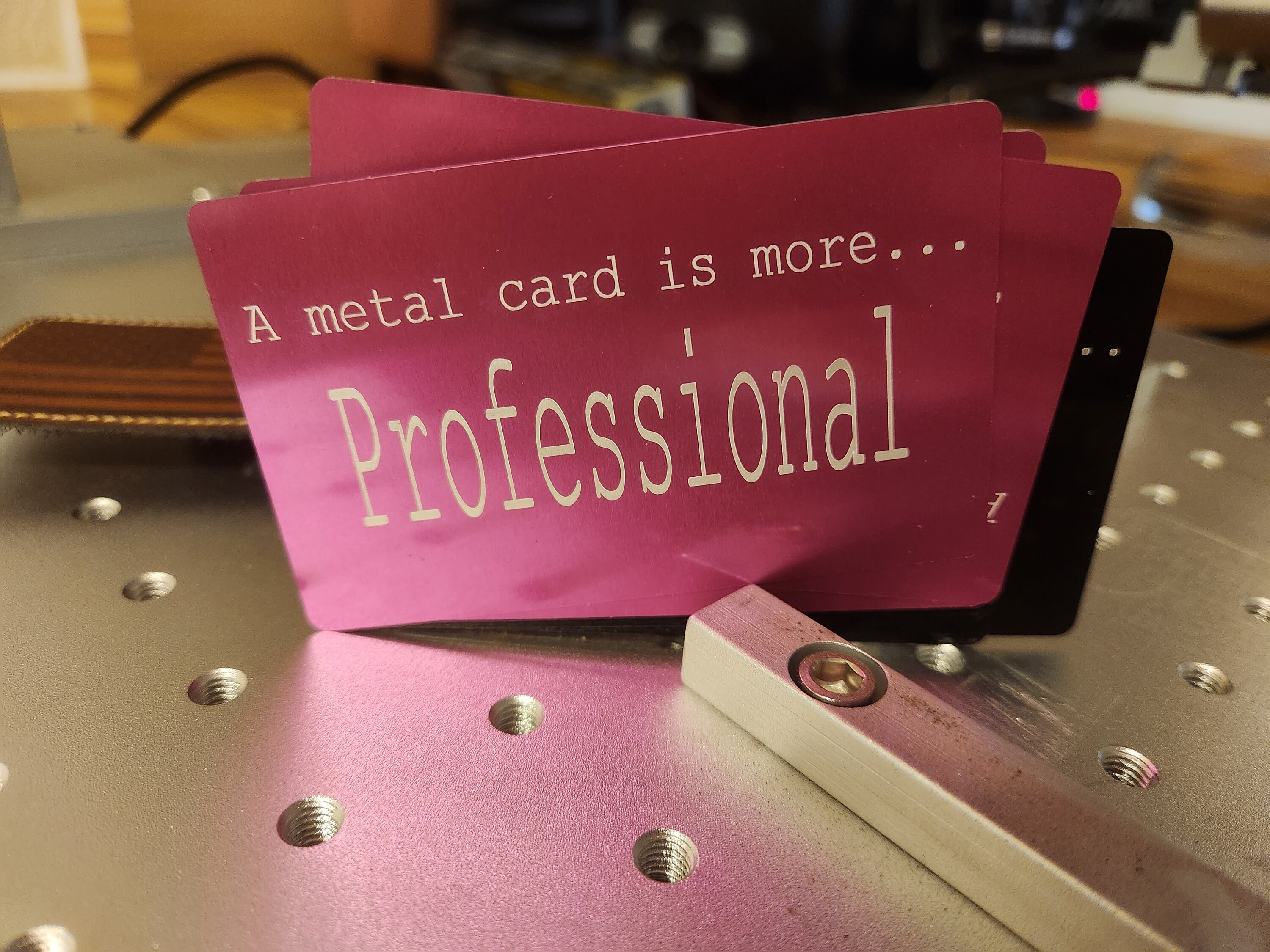 Custom Metal Business Cards - Etsy