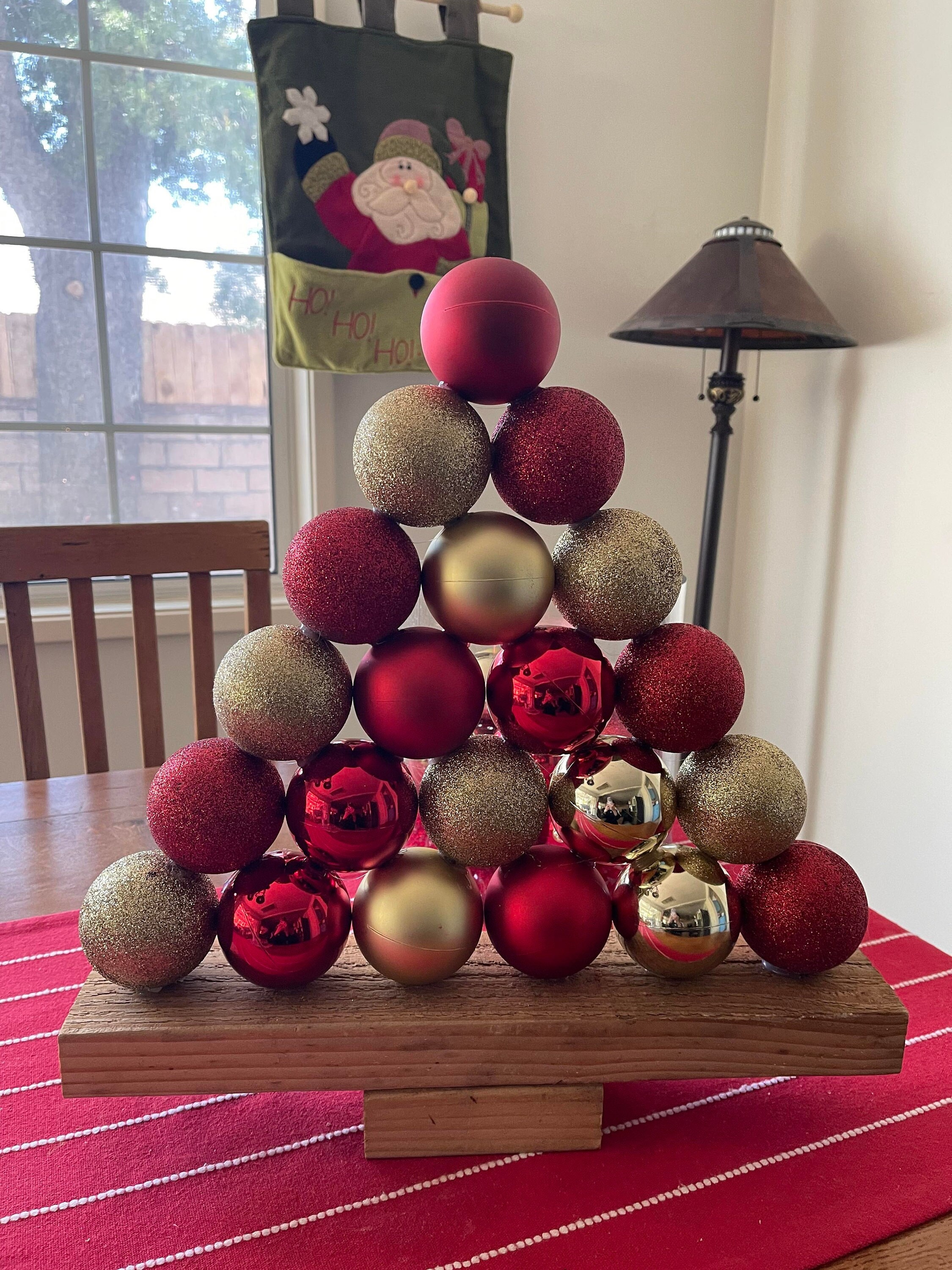Homemade Christmas Balls Tree - Holiday Decor - Etsy