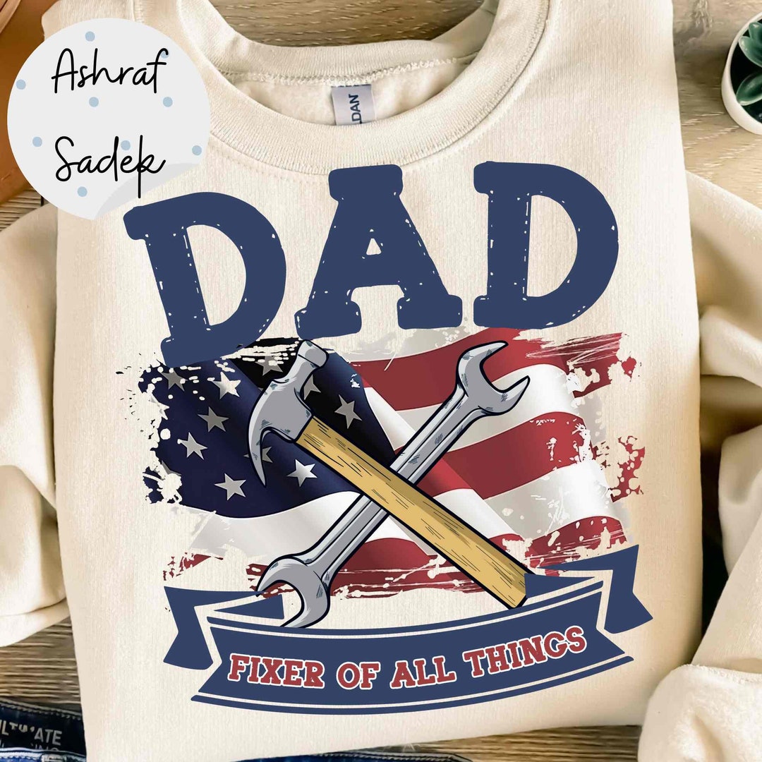 Dad Fixer of All Things PNG, American Dad Png, Happy Father's Day ...