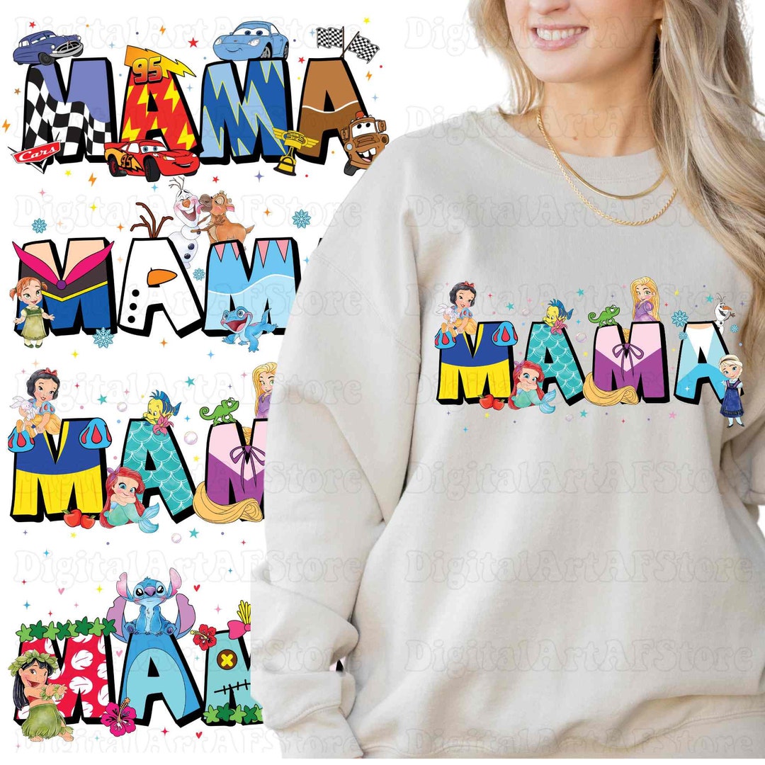Mama Cartoon Movie PNG, Family Vacation Png, Mama Png, Custom Mom Png ...