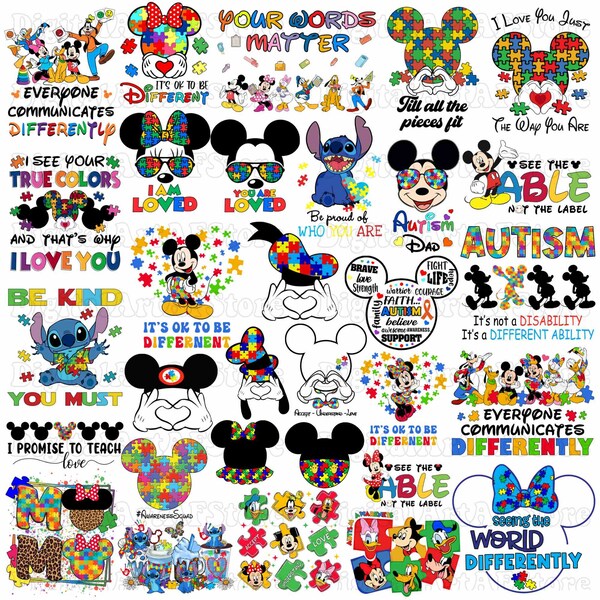 Autism Stitch With Lilo Png, Sublimation Design Download, Autism ...