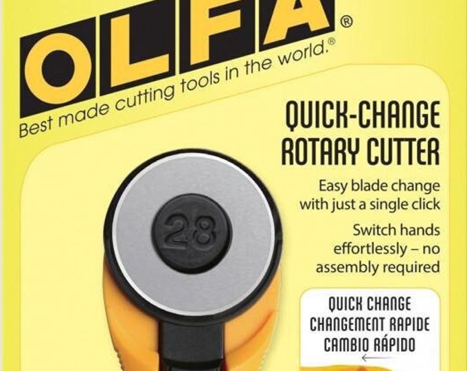 OLFA Quick Blade Change Rotary Cutter 28mm - Etsy