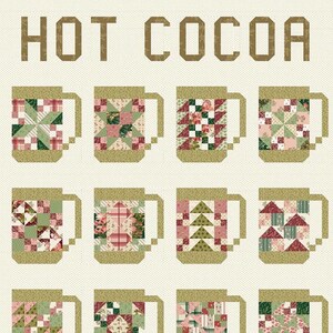 Hot Cocoa Quilt Pattern From Laundry Basket Quilts by Sitar, Edyta - Etsy