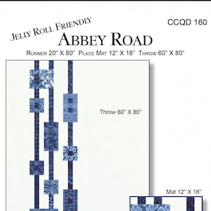 Abbey Road Quilt Pattern by From Calico Carriage by Maddy, Debbie - Etsy