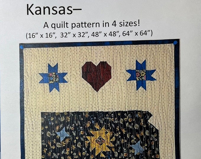 Kansas Quilt Pattern by Abrahamovich, Karen - Etsy